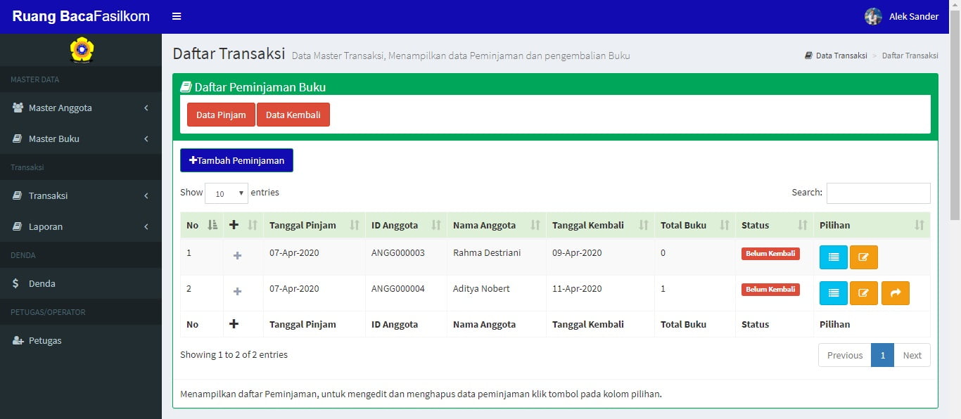 Tutorial + Source Sistem Informasi Perpustakaan PHP [Codeigniter] Terbaru