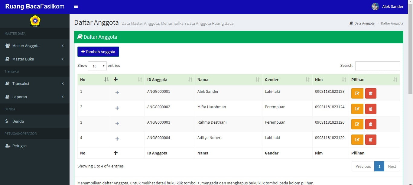 Tutorial + Source Sistem Informasi Perpustakaan PHP [Codeigniter] Terbaru